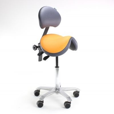 Spire Hopper Saddle w/ Backsupport | Dental Chair | KOS.ie